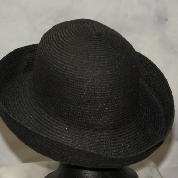 August | Accessories | August Black Paper Bowler Hat | Poshmark